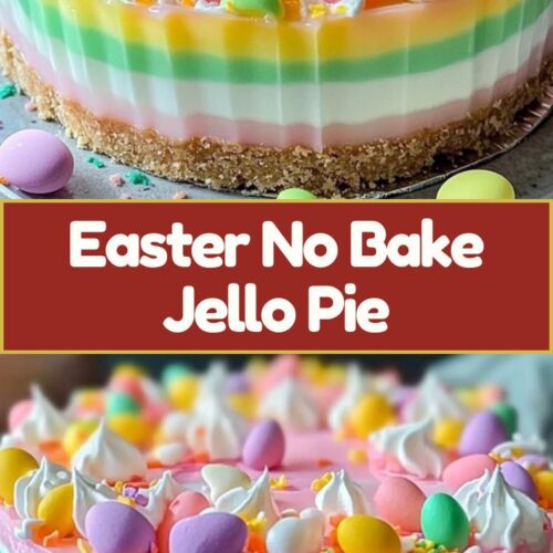 Easter No Bake Jello Pie - Trending Dishes